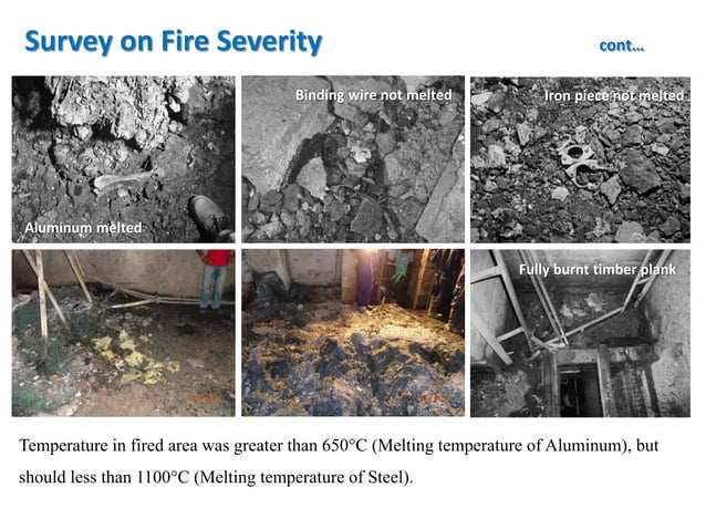Assessment of fire damage and structural rectification process. | PDF ...