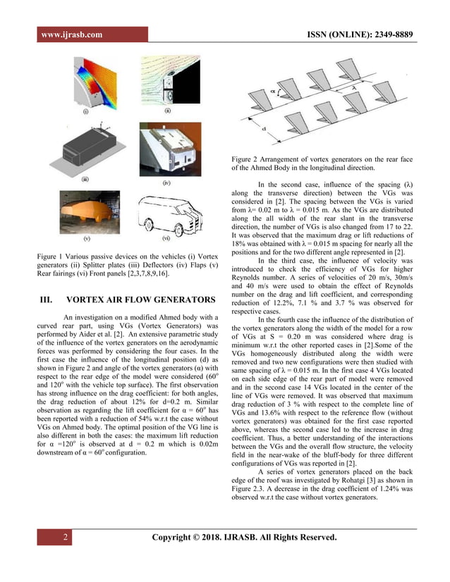 Assessment of Flow Control using Passive Devices around Bluff Bodies | PDF