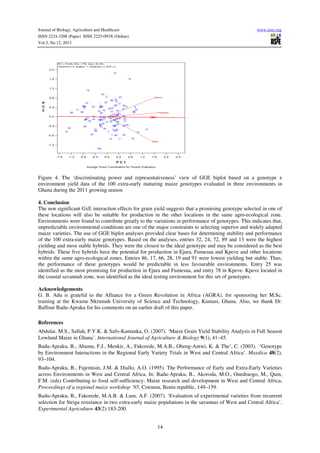 Assessment of genotype by environment interactions and grain | PDF
