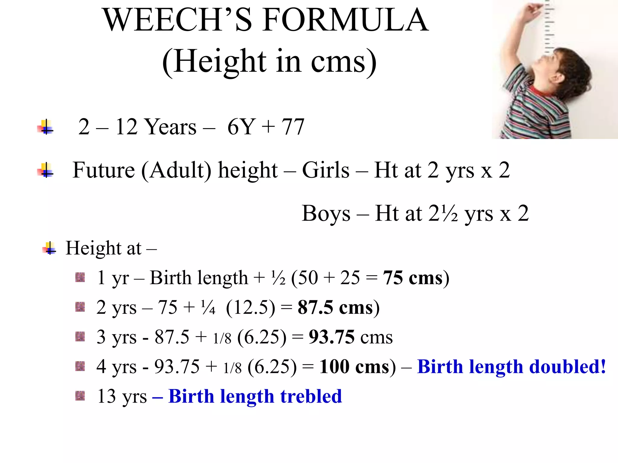 Assessment of Growth and Development in Infants and Children | PPTX