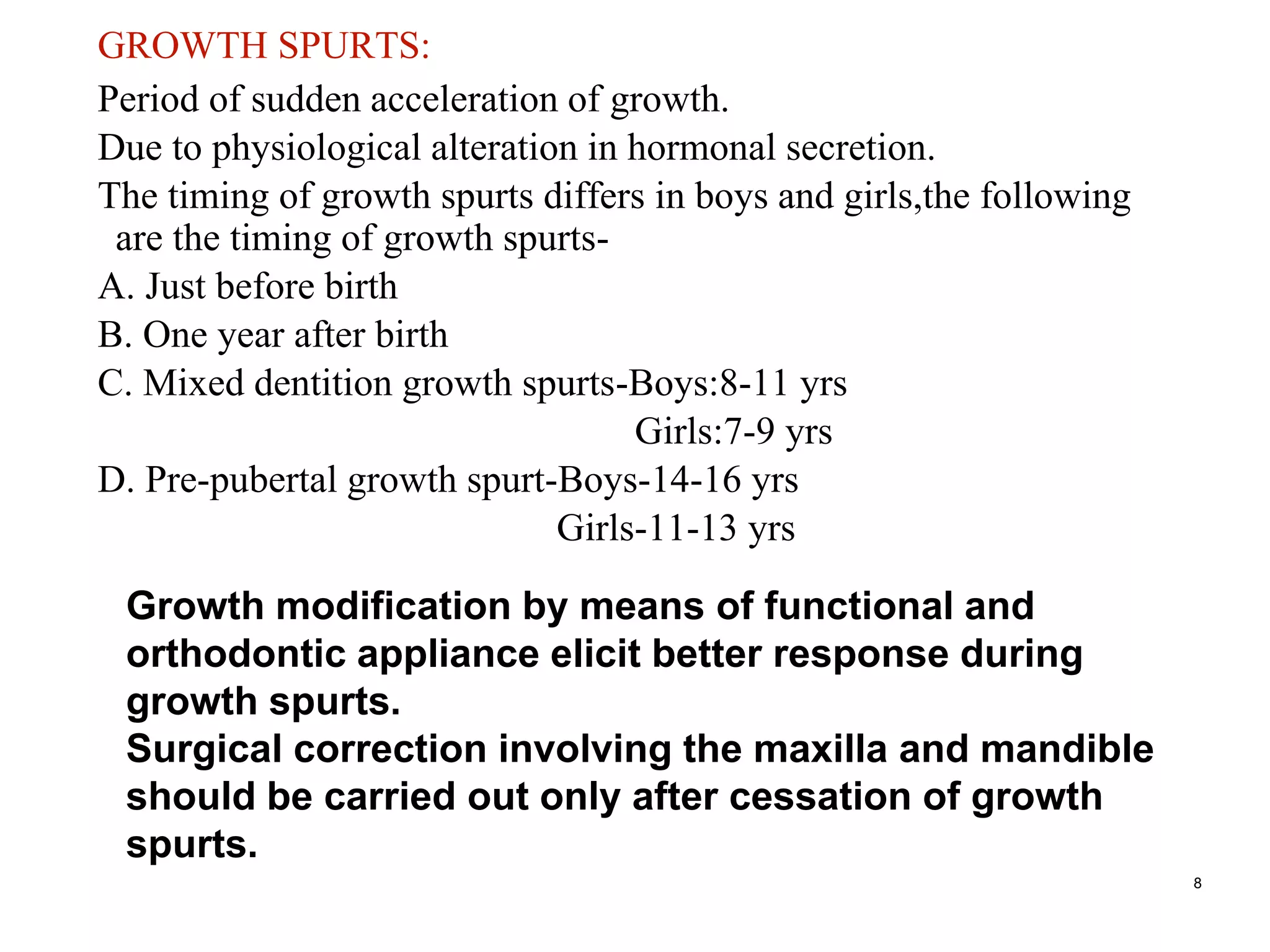Assessment of growth and development. | PPTX