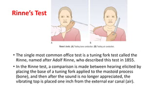 Assessment of hearing (with self assessment questions). | PPT