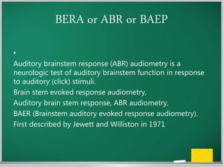 Assessment of hearing | PPTX