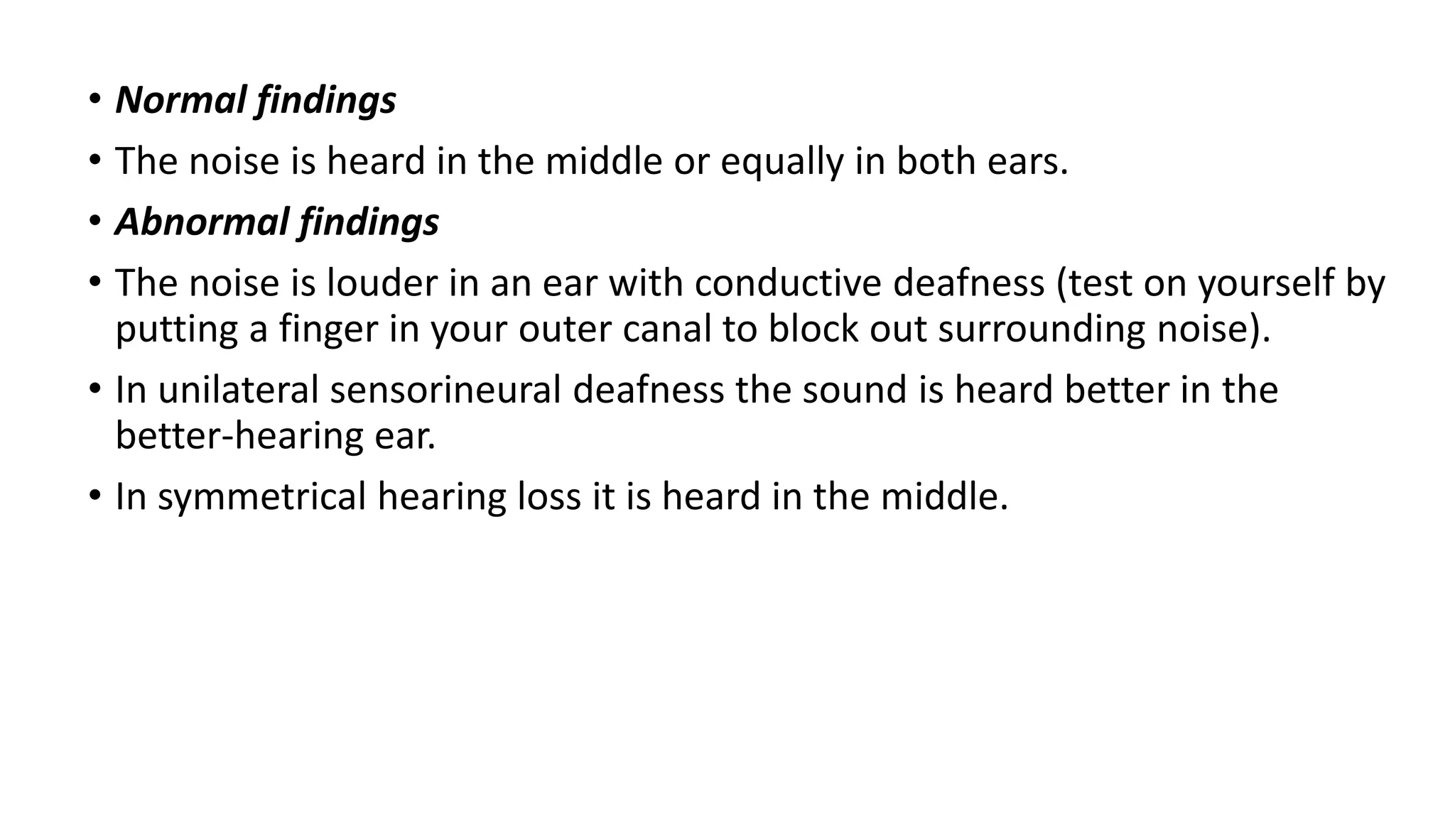 ASSESSMENT OF HEARING | PDF