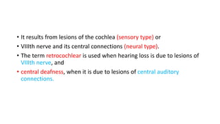 ASSESSMENT OF HEARING | PDF | Ear, Nose and Throat Conditions ...
