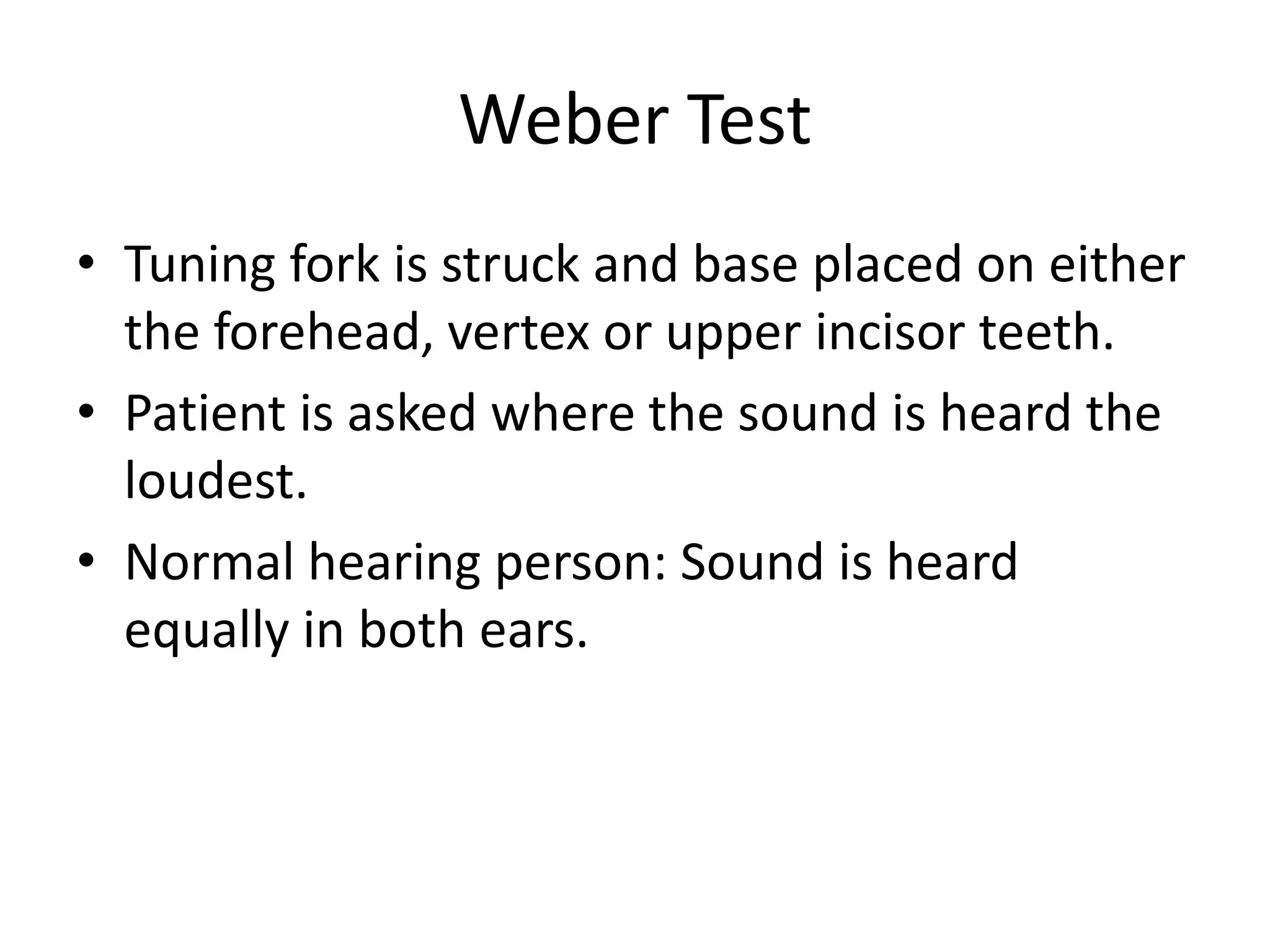 Assessment of hearing | PPTX