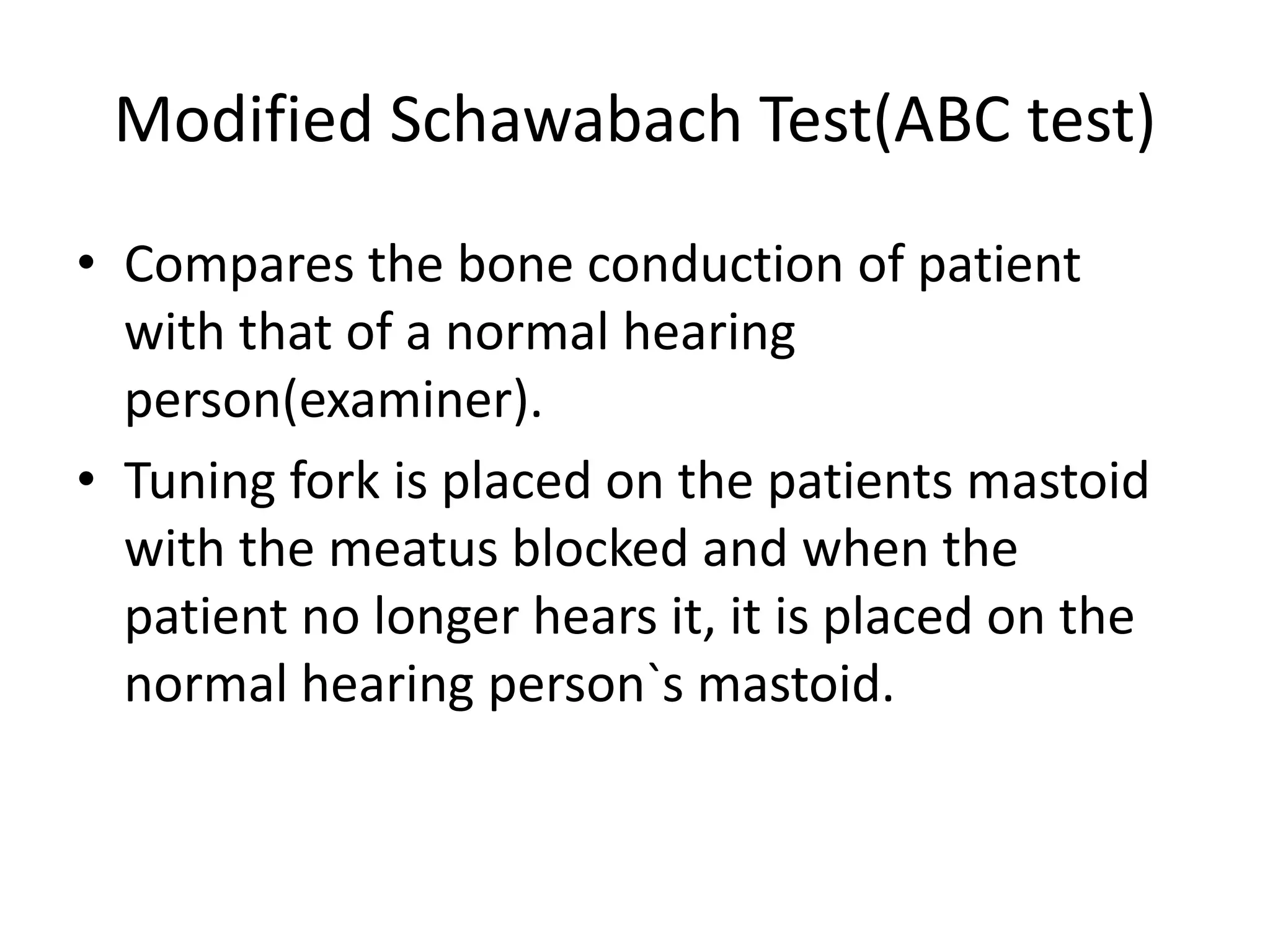 Assessment of hearing | PPTX