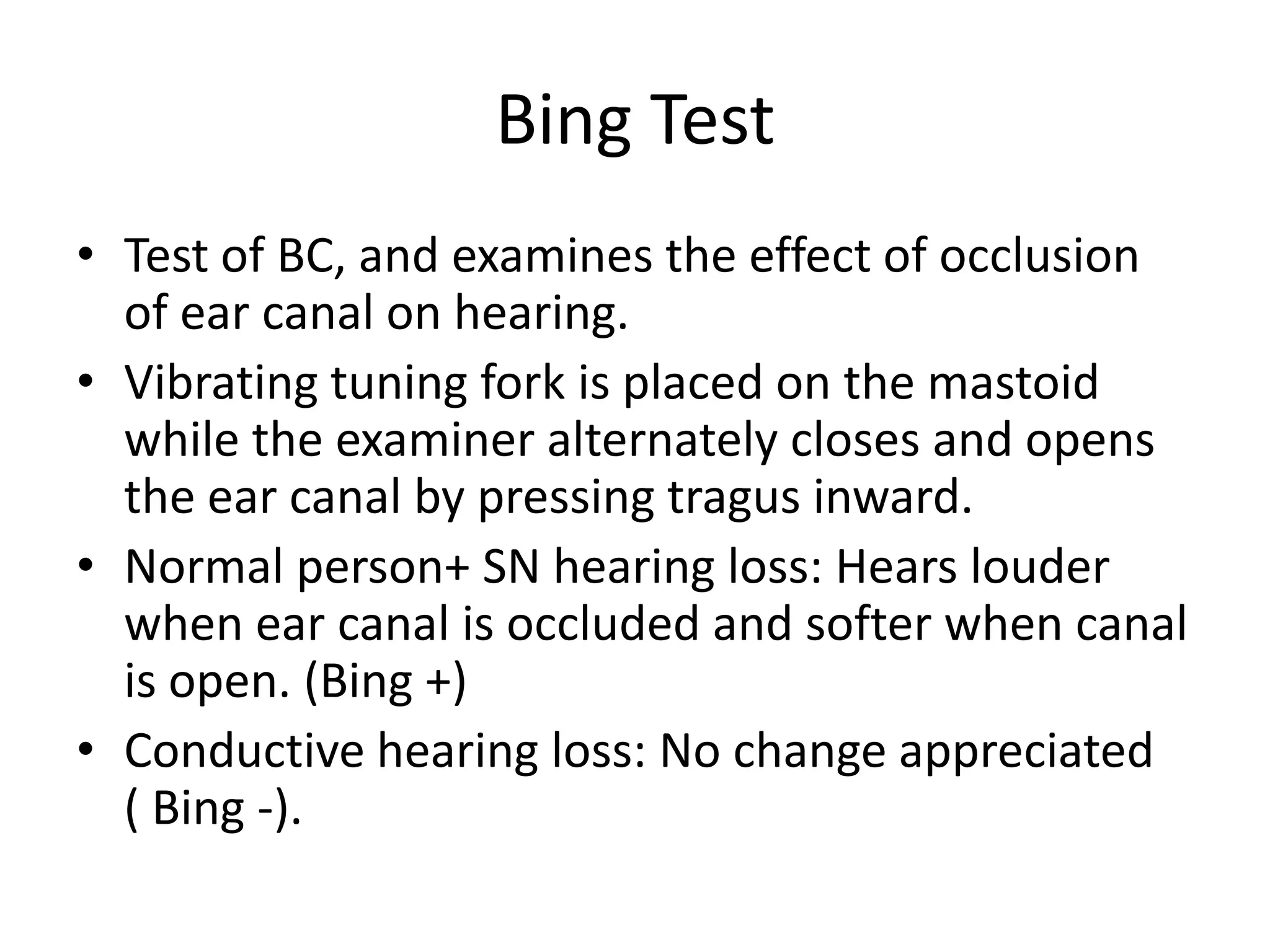 Assessment of hearing | PPTX