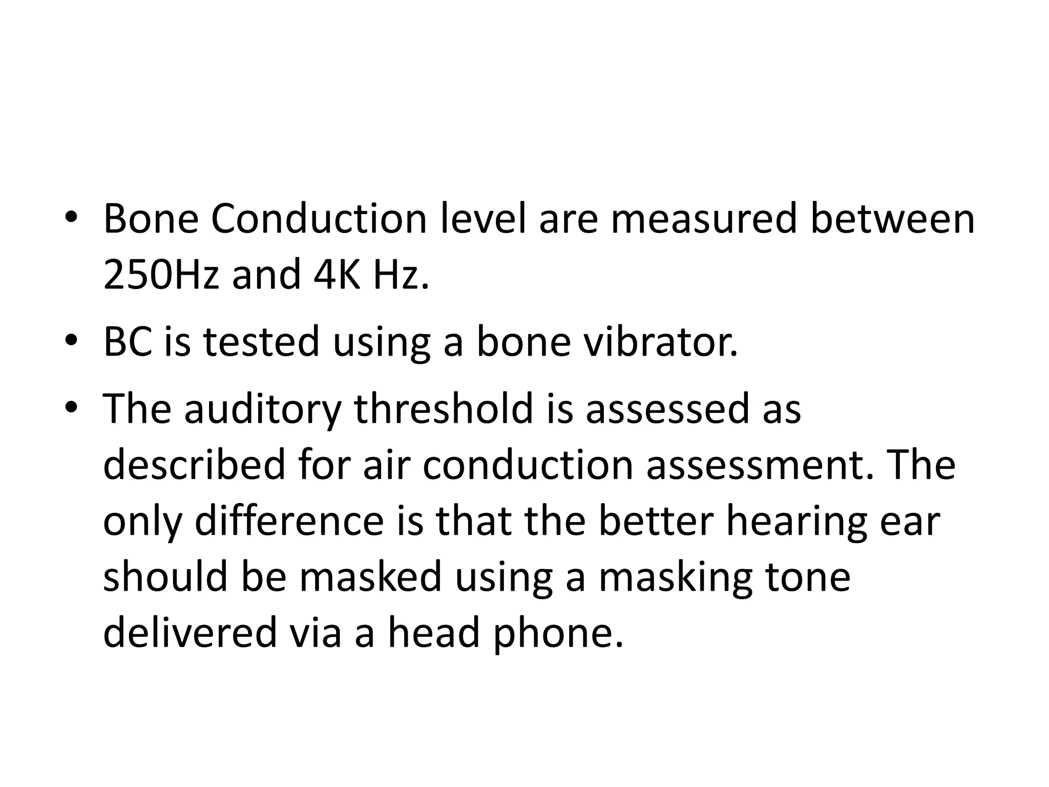 Assessment of hearing | PPTX