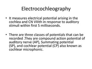 Assessment of hearing | PPTX