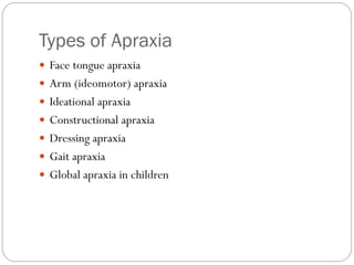 Assessment of higher motor functions | PPTX