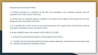 Assessment of huf | PPTX