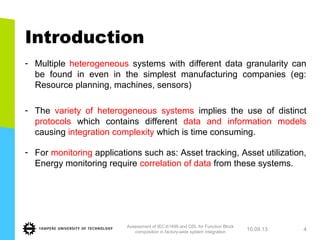 Assessment of IEC-61499 and CDL for Function Block composition in ...