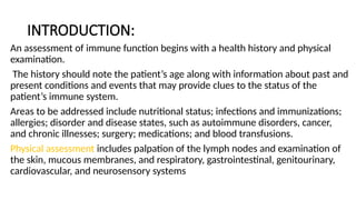 nursing Assessment of immune system .pptx