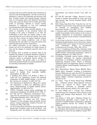 Assessment of industrial byproducts as permeable reactive barriers for ...