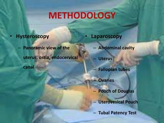 Assessment of infertility using hystero laparoscopy | PPTX
