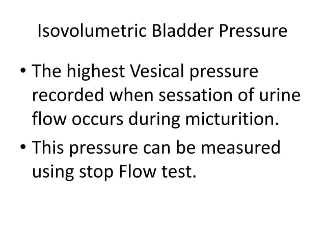 Assessment of Infra vesical obstruction.pptx | Medical Tests | Medical ...
