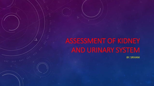Assessment of Kidney and Urinary System.pptx