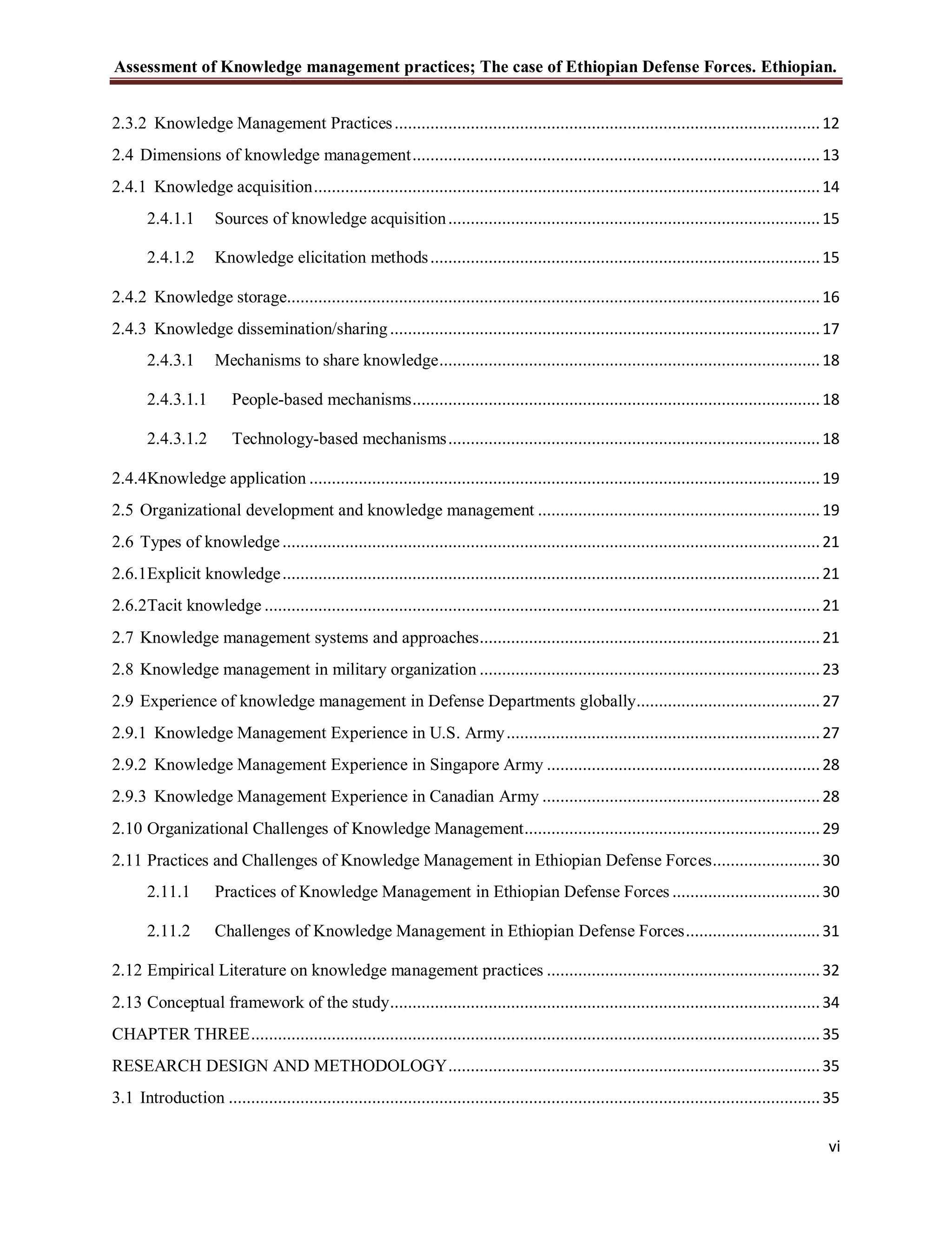 Assessment of knowledge management practices the case of ethiopian ...
