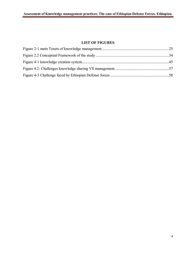 Assessment of knowledge management practices the case of ethiopian defense forces, ethiopian. | PDF