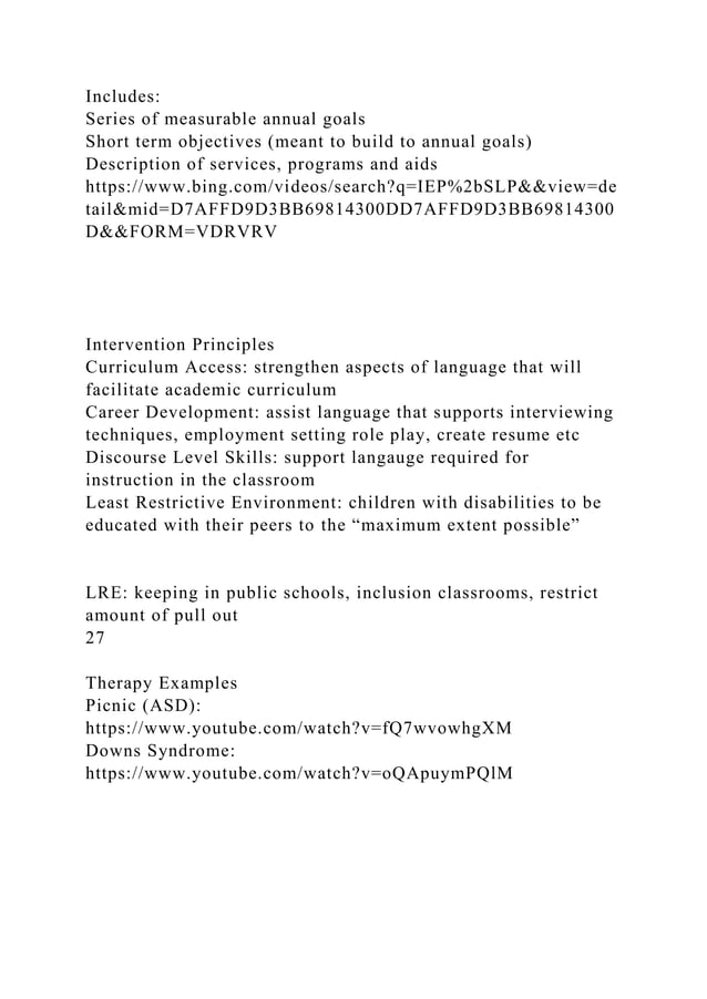 Assessment of Language DisordersAssessment Protocol.docx | Parenting | Family and Relationships