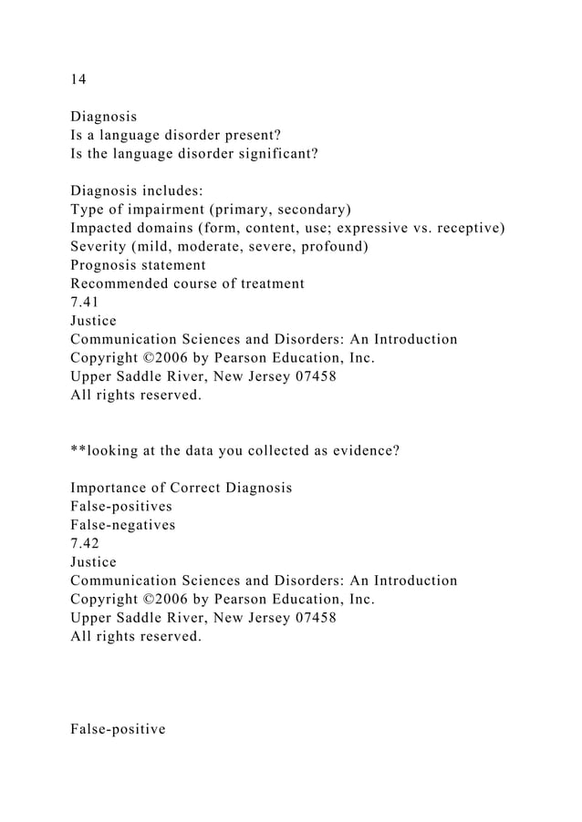 Assessment of Language DisordersAssessment Protocol.docx | Parenting | Family and Relationships