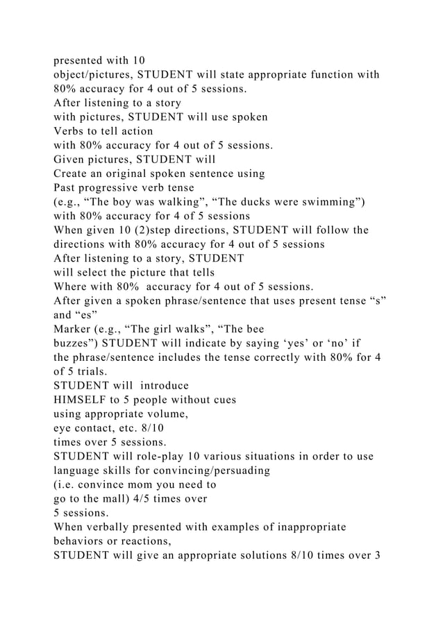 Assessment of Language DisordersAssessment Protocol.docx | Parenting | Family and Relationships