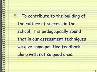 Assessment of learning | PPTX | Educational Assessment | Education