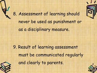 Assessment of learning | PPTX