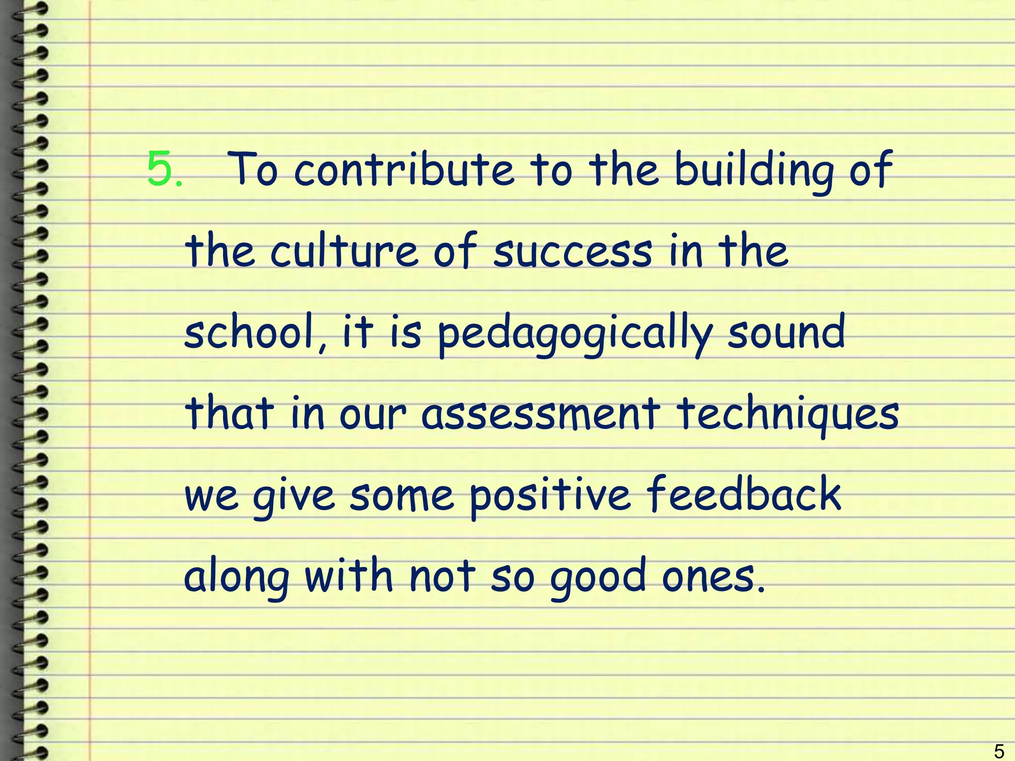 Assessment of learning | PPT