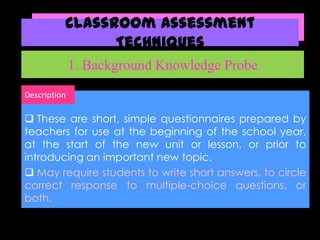 Assessment of learning | PPT