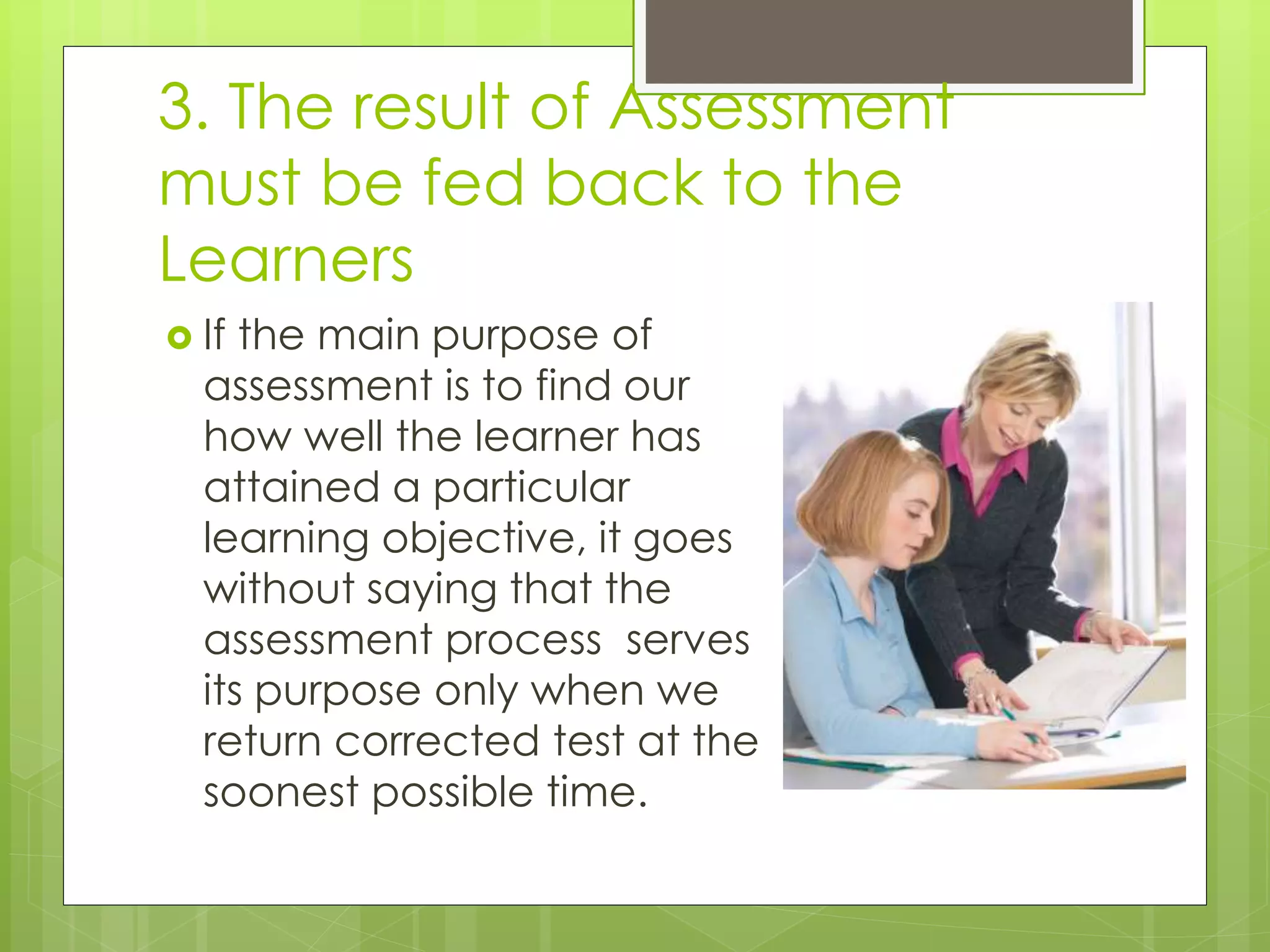 Assessment of learning | PPTX