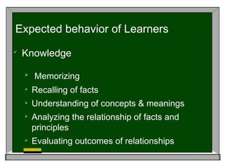 Guiding Principles for the Assessment of Student Learning | PPT