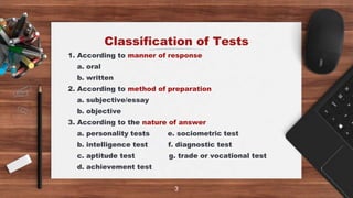 Assessment of learning | PPT