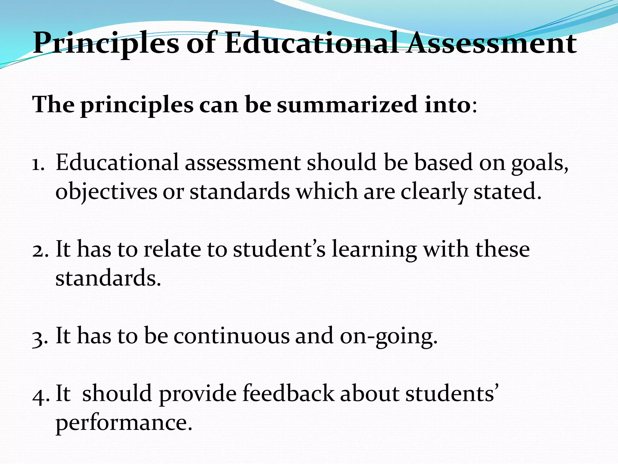 Assessment of learning 1 | PPTX