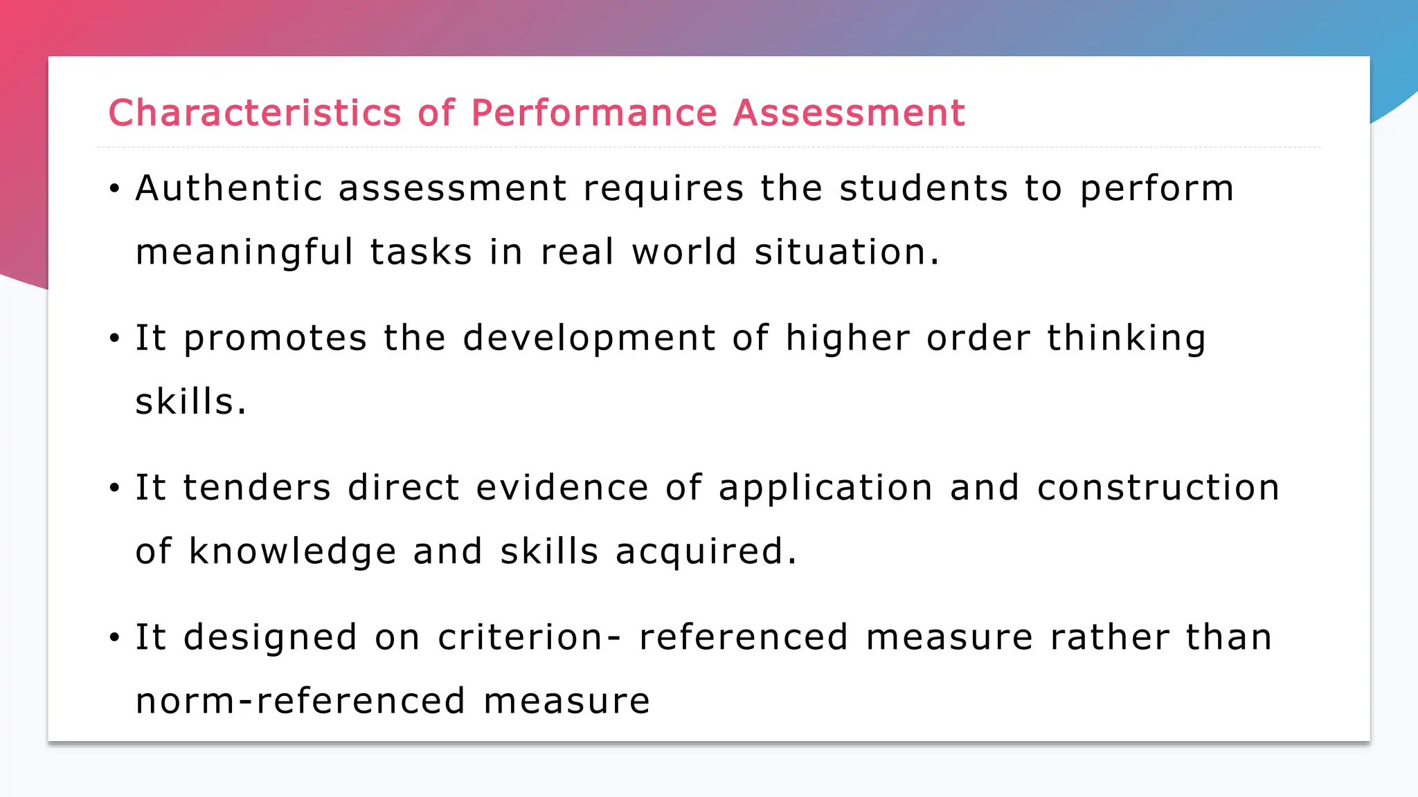 ASSESSMENT OF LEARNING 2 PERFORMANCE ASSESSMENT Lesson 4.pptx