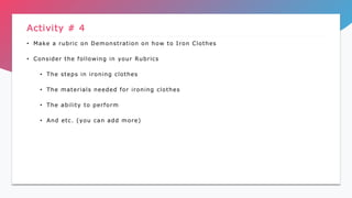 ASSESSMENT OF LEARNING 2 PERFORMANCE ASSESSMENT Lesson 4.pptx