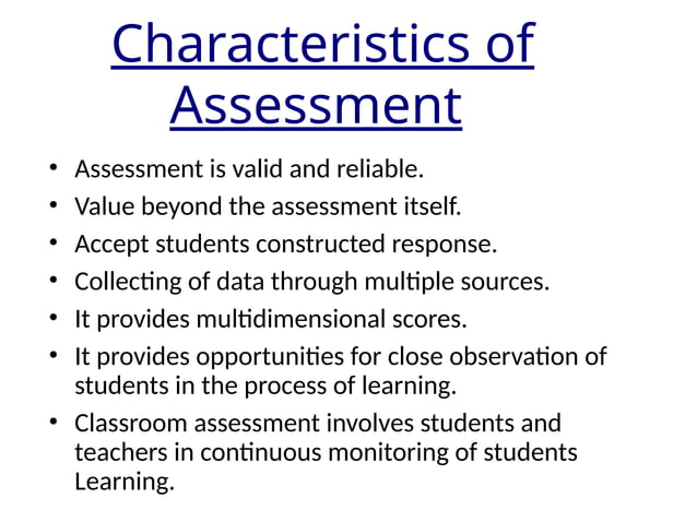 Assessment of learning and for learning ppt by Anusha TM.pptx