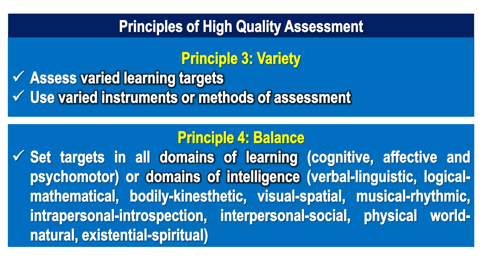 ASSESSMENT OF STUDENT LEARNING | PPTX