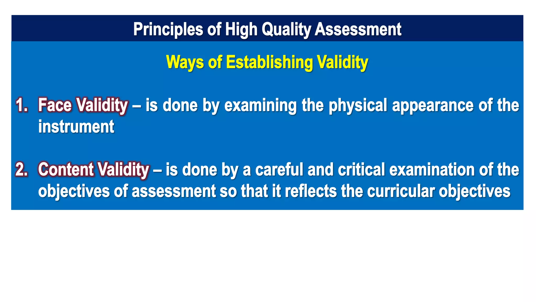 ASSESSMENT OF STUDENT LEARNING | PPTX