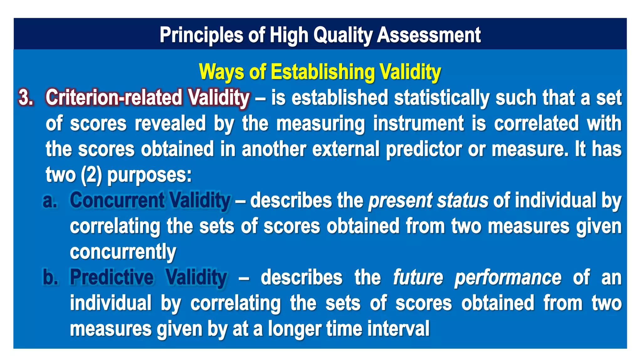 ASSESSMENT OF STUDENT LEARNING | PPTX
