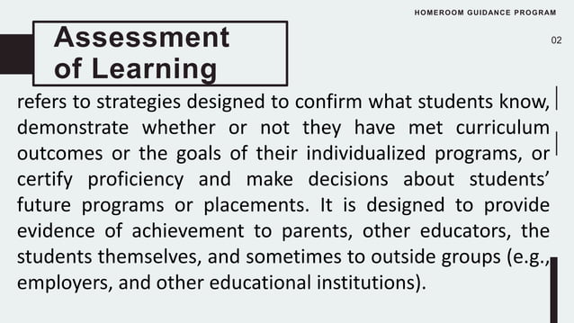 Assessment of learning PPT- With Notes - Copy.pptx