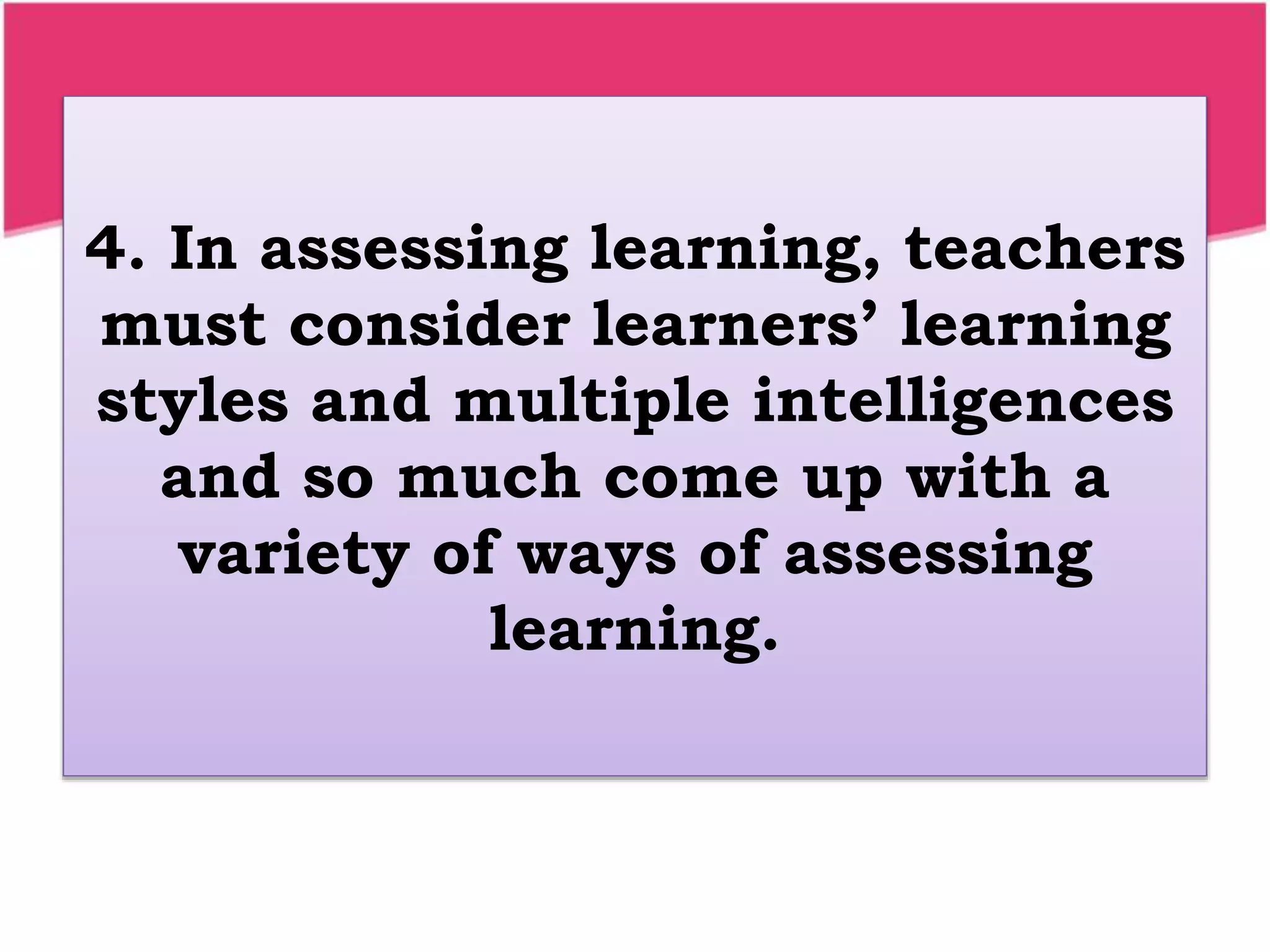 Assessment of Learning | PPTX
