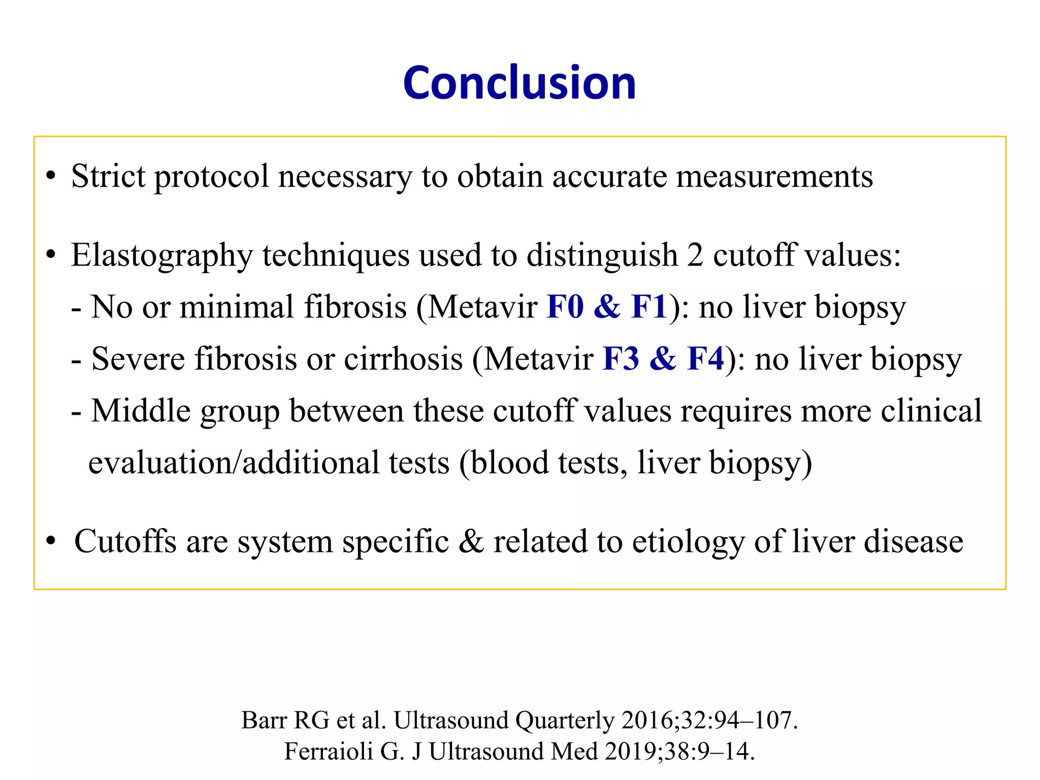 Assessment of liver fibrosis by us elastography | PPTX