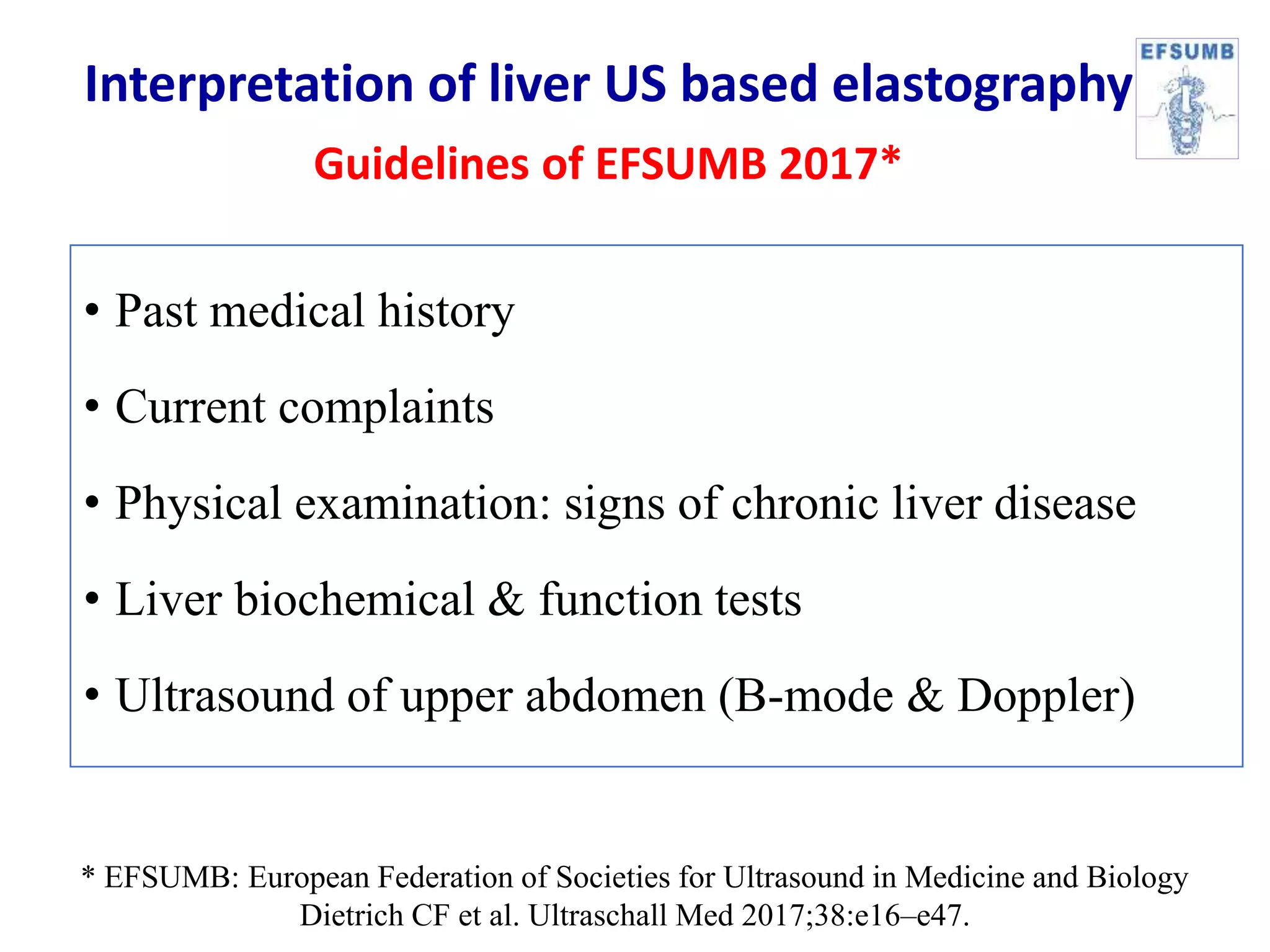 Assessment of liver fibrosis by us elastography | PPTX