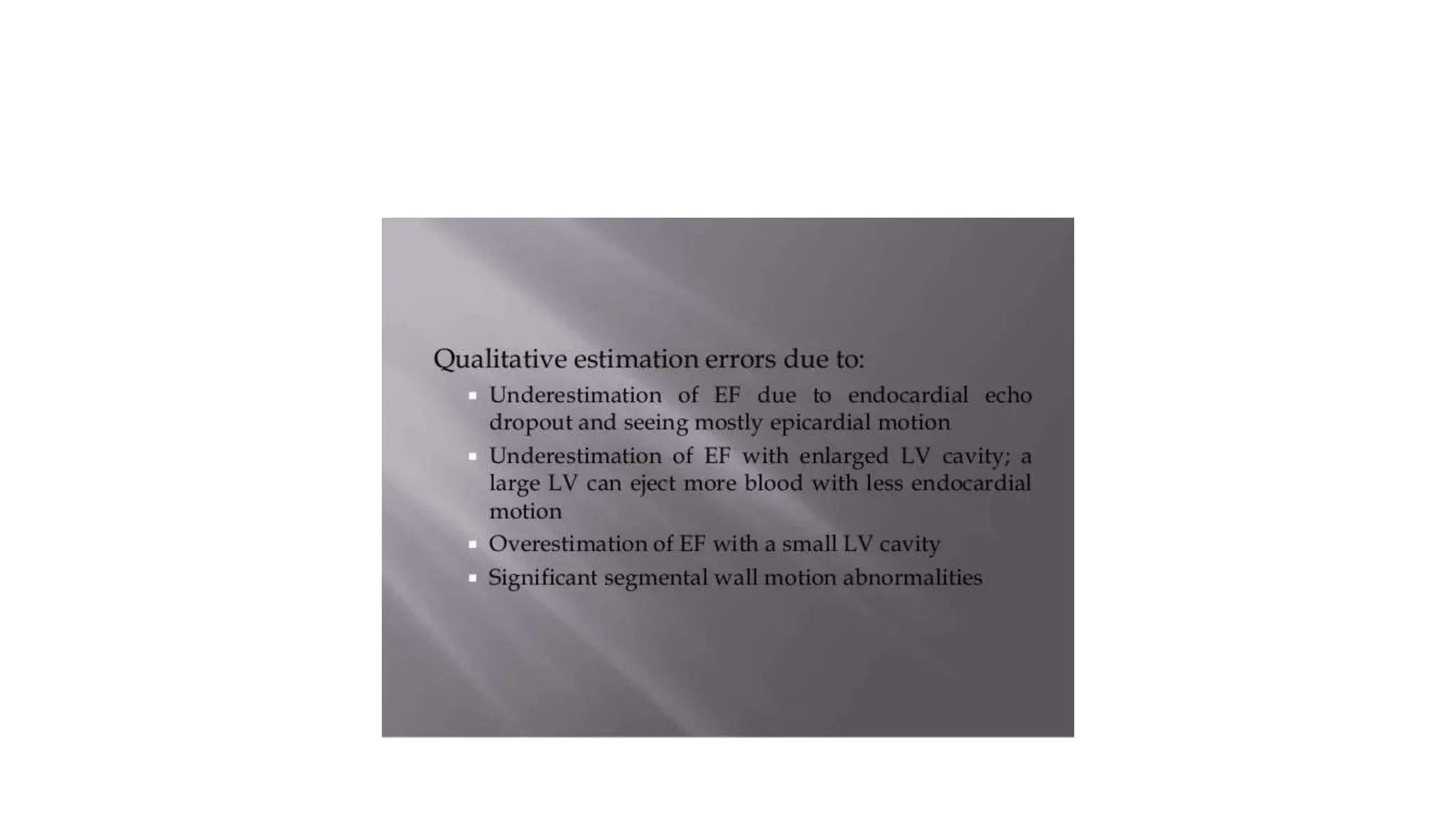 assessment of lv systolic function by echocardiographypptx | PPTX
