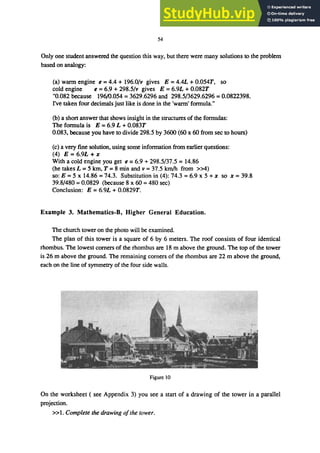 Assessment Of Mathematical Modelling And Applications | PDF | Educational Assessment | Education