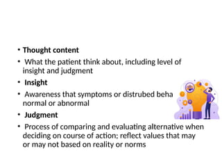 assessment of mental status-1.pptx in nursing | PPT