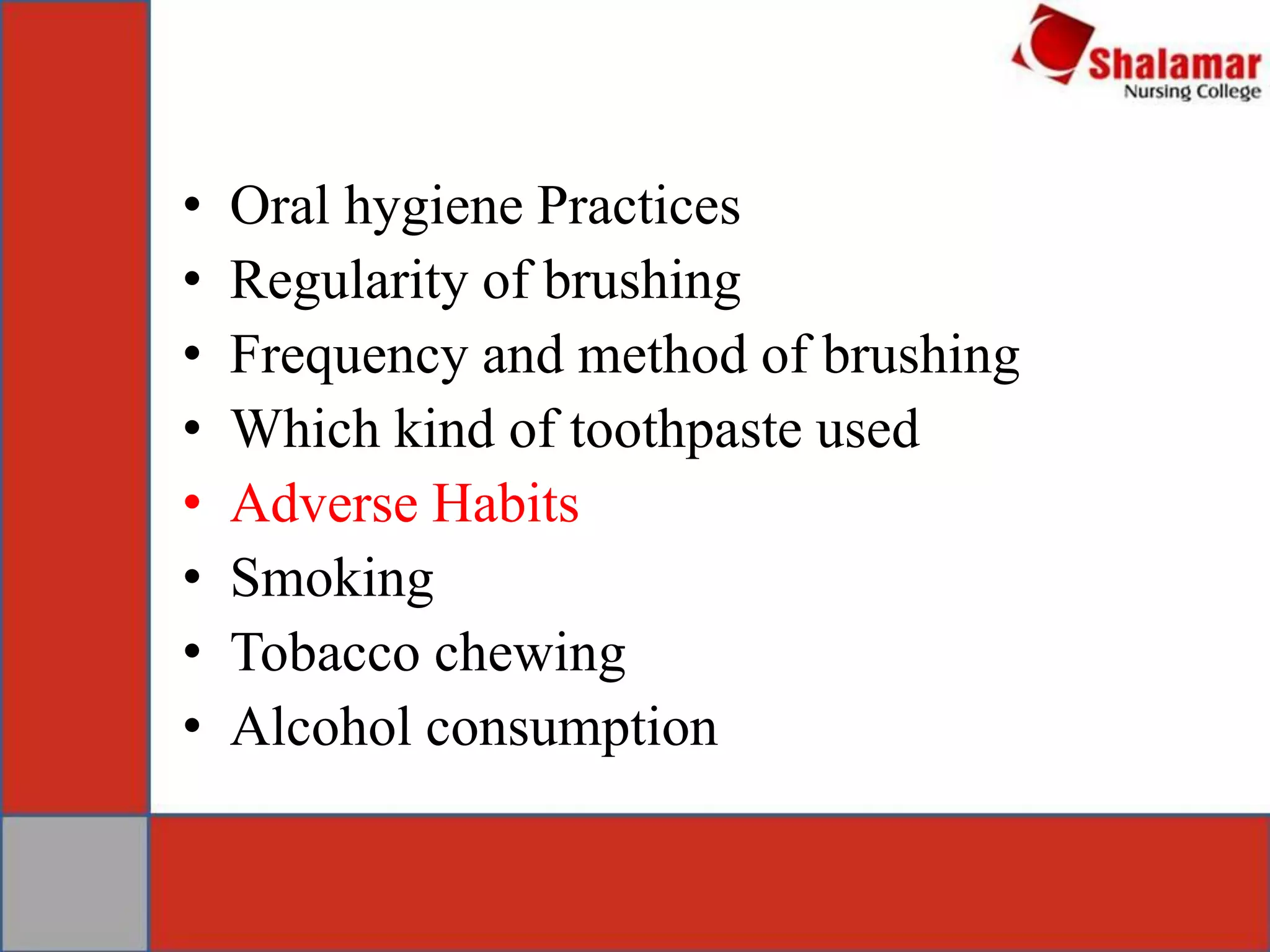 Assessment of Mouth &Pharynx | PDF