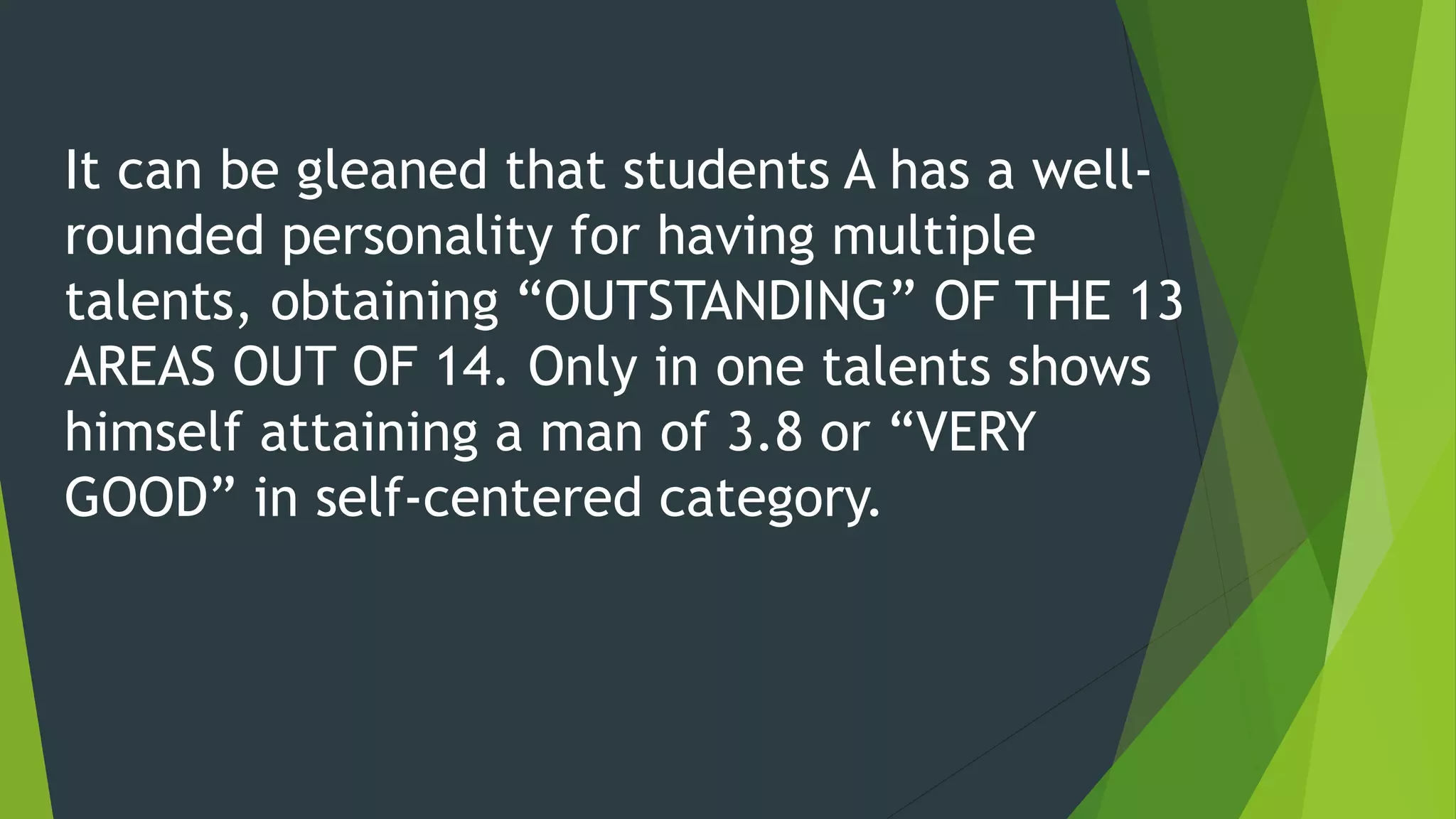 Assessment of multiple talents | PPTX